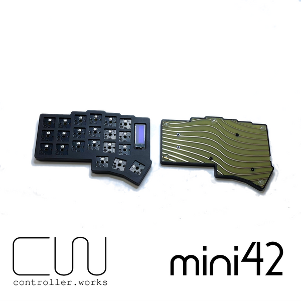 mini42 Low Profile Ergonomic Keyboard – Controller Works, LLC